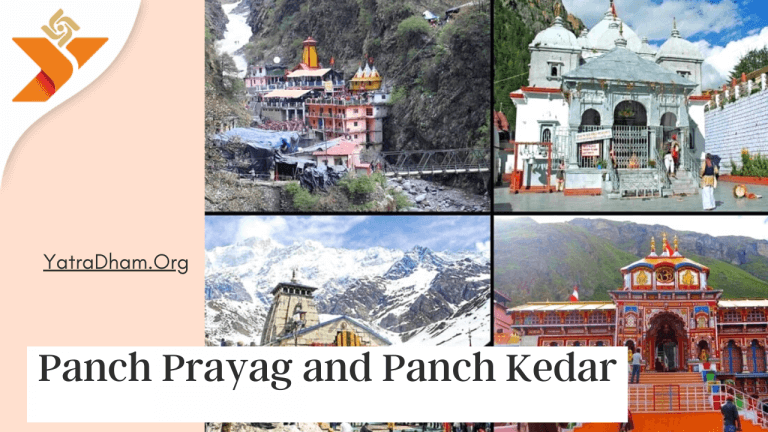 Panch Prayag and Panch Kedar Route Map