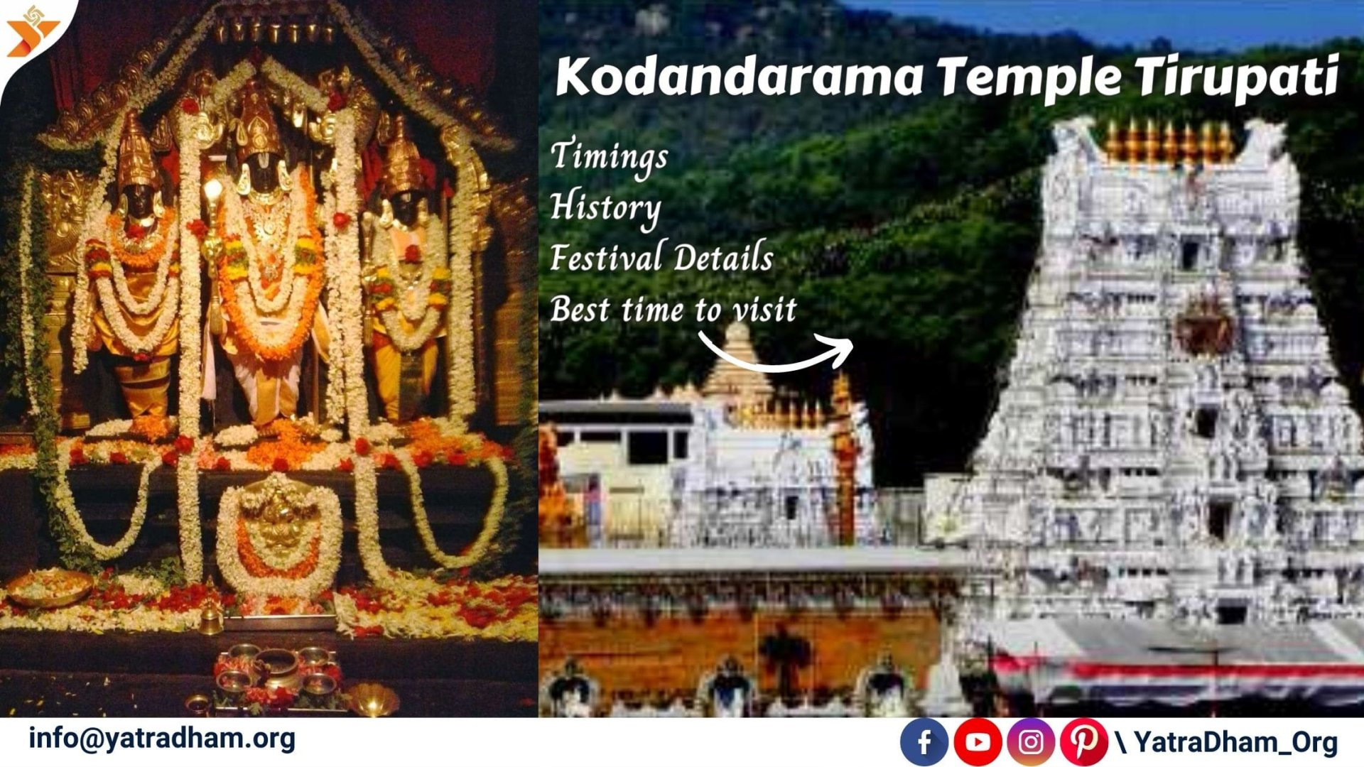 Sri Kodandarama Swamy Temple, Tirupati Timings and More